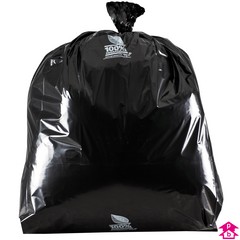 Black Biodegradable Refuse Sack - 450mm opening to 725mm wide x 850mm ...