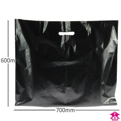 Black Extra Strong Carrier Bag - Extra Large - 700mm wide x 600mm high ...