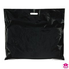 Black Extra Strong Carrier Bag - Extra Large - 700mm wide x 600mm high ...