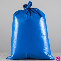 Blue Builders' Sack - Heavy Duty - 500mm wide x 750mm long, 120 micron ...