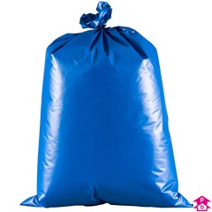 Blue Builders' Sack - Heavy Duty - 500mm wide x 750mm long, 120 micron ...