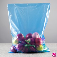 Blue Tint High Tensile Bag - 457mm x 610mm x 20 micron (18" x 24" x 80 ...