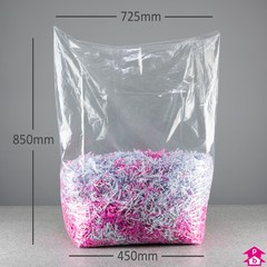 Clear Compactor Sack - Heavy Duty - 500mm opening to 837mm wide x ...