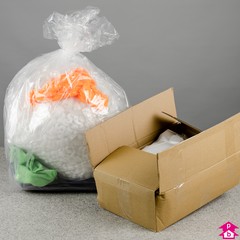 Clear Waste Sack - Heavy Duty & Extra Long - 450mm opening to 725mm ...