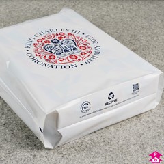 Commemorative King's Coronation Carrier Bag - 360mm wide x 400mm high x ...
