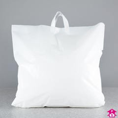Flexi Loop Carrier Bag - Large - 600mm wide x 500mm high x 55 micron ...
