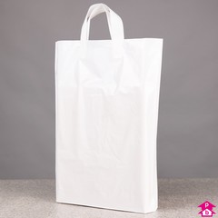 Flexi Loop Carrier Bag - Medium - 375mm wide x 450mm high x 55 micron ...
