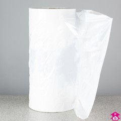 Garment Covers On Roll - White/Clear (Unperforated) - 20/24" wide x 436 ...