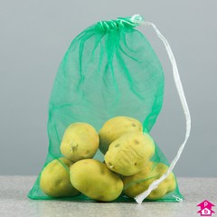 Green Net Bag - 260mm wide x 360mm long. Holds 2.5Kg
