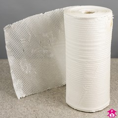 Hexa Paper Roll - White - 400mm wide x 250m long, extending to 400m ...