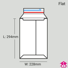 M1 Expandable Cardboard Envelope - 228mm wide x 294mm long (flat ...