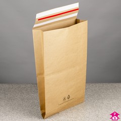Paper Mailing Bag with Gusset and Double Strip - Extra Large - 340mm ...