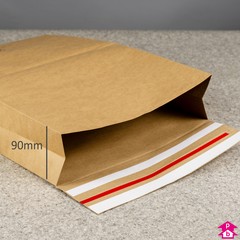Paper Mailing Bag with Gusset and Double Strip - Extra Large - 340mm ...