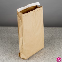Paper Mailing Sack - Large - 255mm wide with 75mm gusset x 425mm long ...