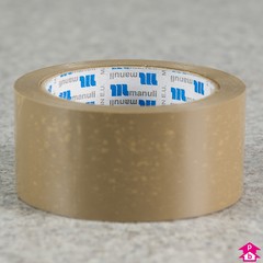 Premium Vinyl Brown Tape - Each roll is 48mm wide by 132 metres long