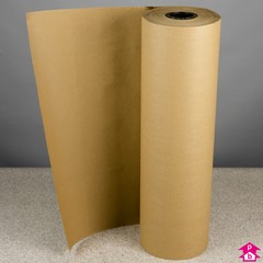 Recycled Kraft Paper Roll - 750mm wide by 220 metres long (18kg roll ...