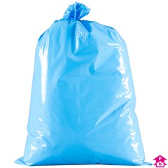 Sky Blue Builders' Sack - Heavy Duty - 500mm wide x 750mm long, 75 ...