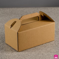Small Cardboard Carry Box (2.4 litre) - 228mm long x 122mm wide x 97mm ...