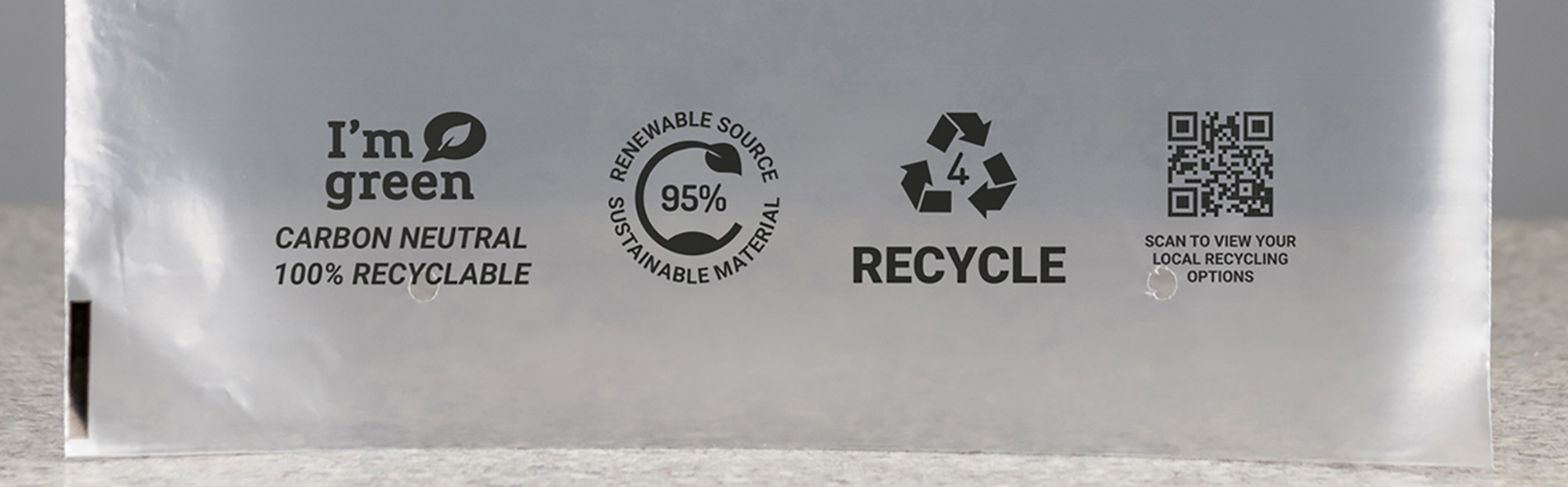 I'm Green Renewable Polythene from Polybags