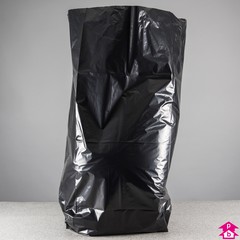 Black Compactor Sack - Heavy Duty 22" wide (opening to 33.5" wide) x 47 ...