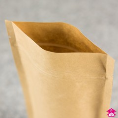 plain biodegradable stand-up pouches
