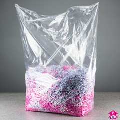 Clear Biodegradable Refuse Sack 450mm opening to 725mm wide x 850mm ...