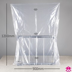Clear Polybag (100% Recycled) 900mm x 1200mm x 40 micron (36" x 48" x ...