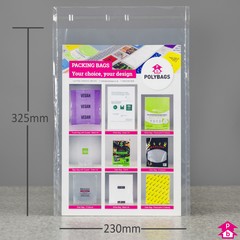 clear resealable postal envelopes