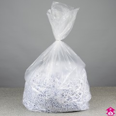 Clear Waste Sack - Extra Long 450mm opening to 725mm wide x 975mm long ...