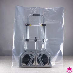 Extra Large Clear Polythene Bag 762mm x 915mm x 125 micron (30" x 36" x 500 gauge)
