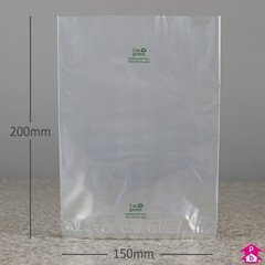 I'm Green Clear Polybag - Small 150mm x 200mm x 25 micron (6" x 8" x ...