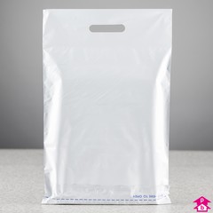 Large Mailing Bag with Handle 330mm x 483mm (+75mm Handle +40mm Lip ...