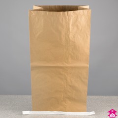 Paper Sack 16" wide (opening to 24" wide) x 34" long. 2-Ply paper, 70 ...