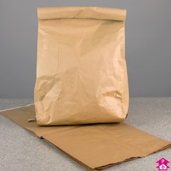 Paper Sack 16" wide (opening to 24" wide) x 34" long. 2-Ply paper, 70 ...